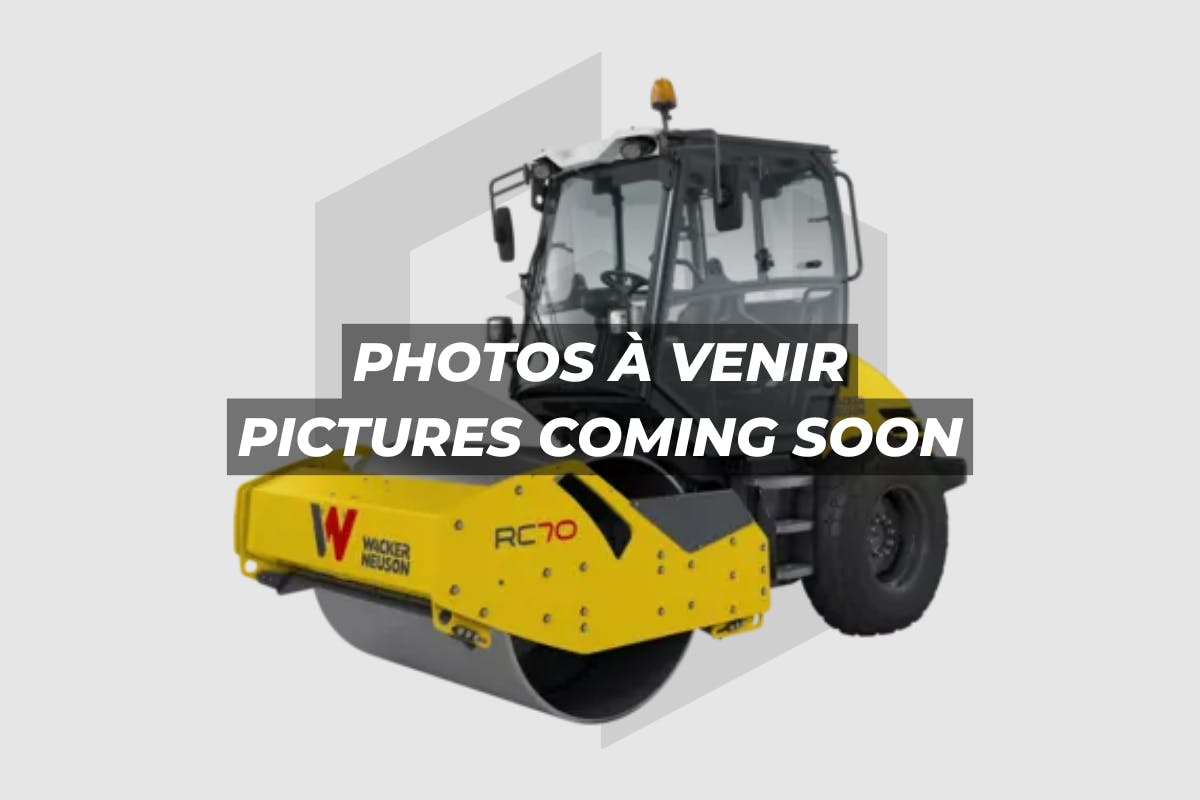 2025 Wacker Neuson RC70 66″ smooth drum roller compactor 35,300 lbf ...