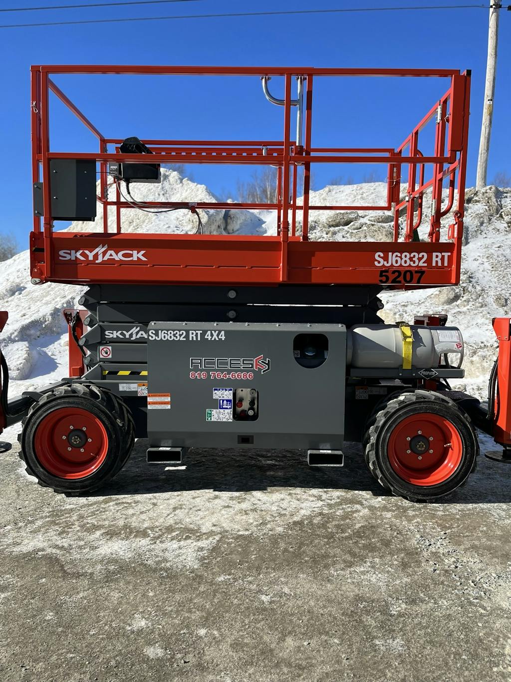 2022 Skyjack SJ6832 RT 32′ outdoor scissor lift | Access Industrial