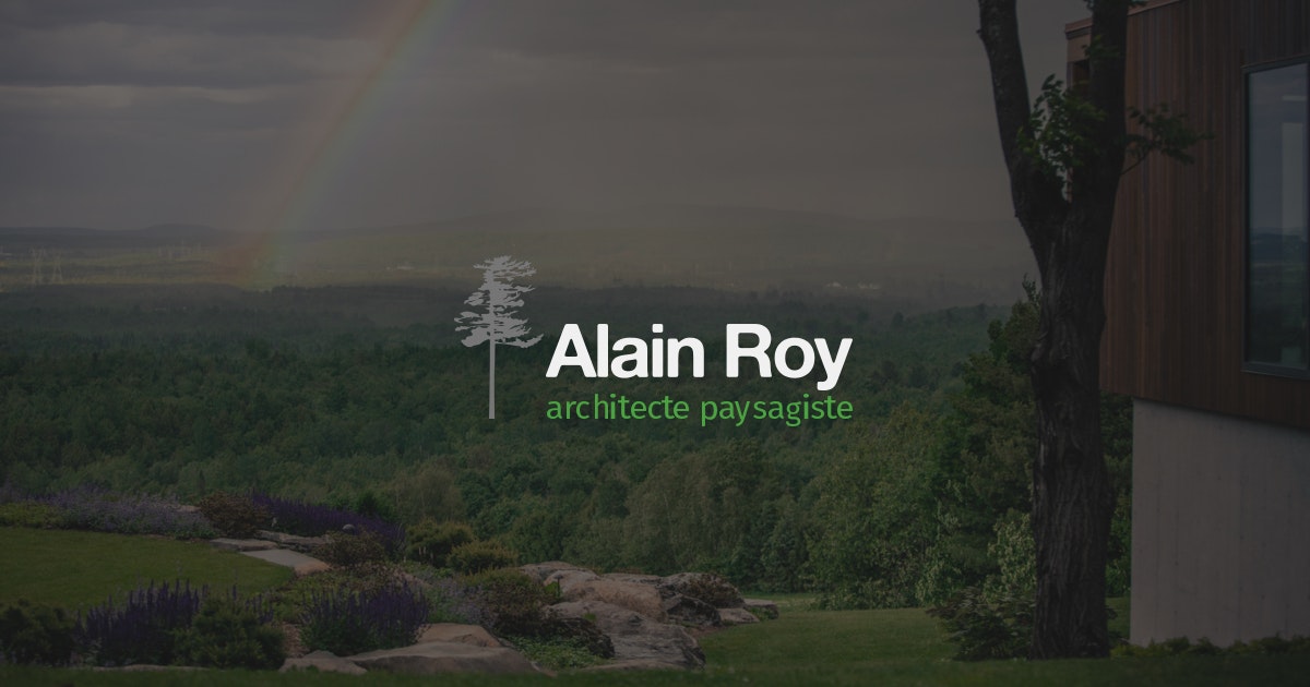 Alain Roy - Architecte paysagiste