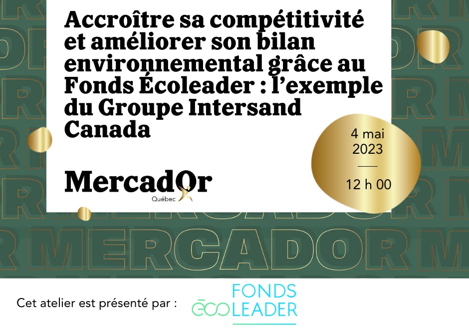 Accroître sa compétitivité et améliorer son bilan environnemental grâce ...