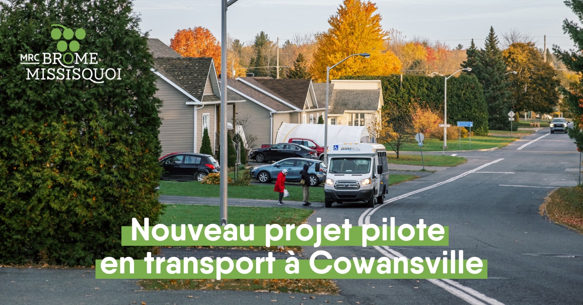 Transportation pilot project in Cowansville (French only) | MRC Brome ...