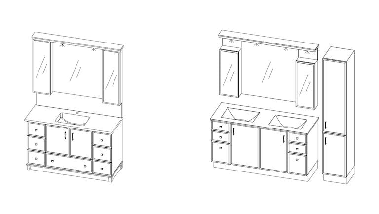 Essentia Frame Collection for bathroom | Vanico-Maronyx